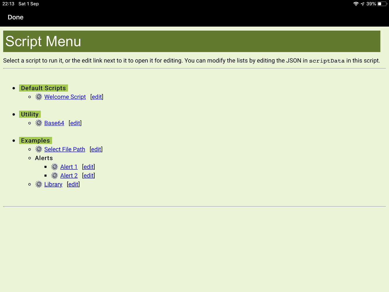 Build A Scriptable Script Launch Page In Scriptable Scriptable Automators Talk 