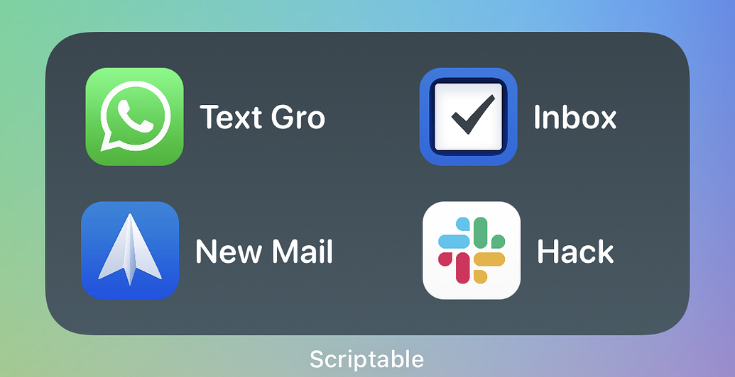 Widget Examples Scriptable Automators Talk