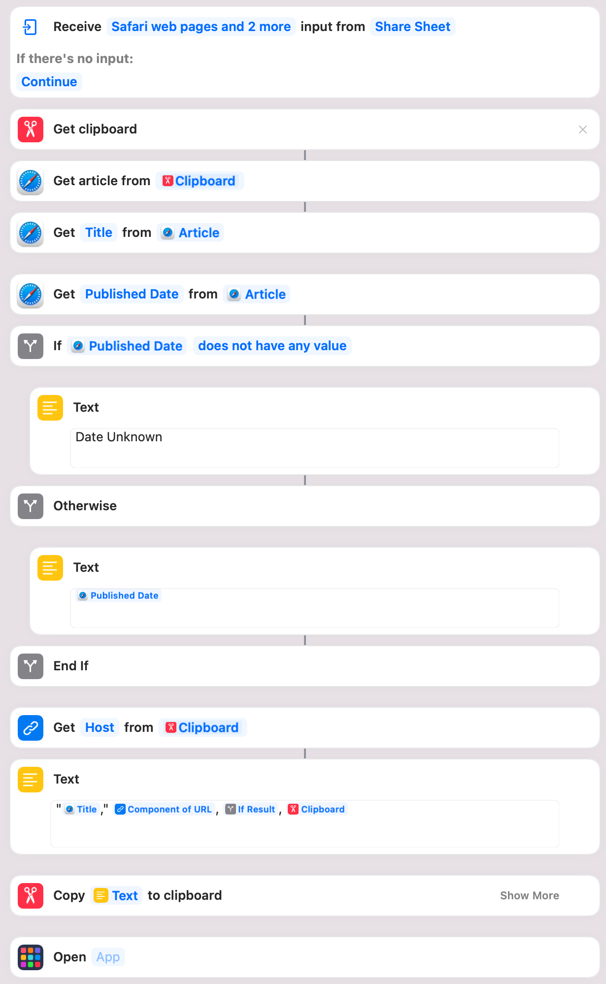 Shortcut Using New Safari Tab Groups Shortcuts Automators Talk
